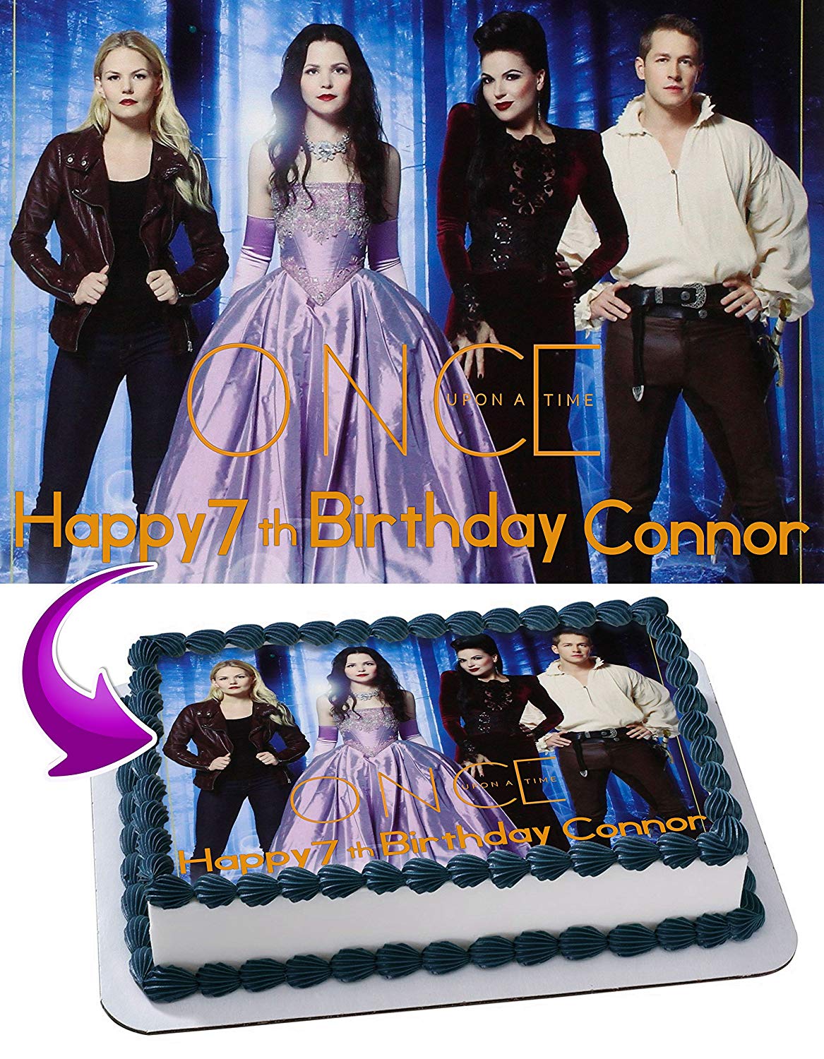 Once Upon a Time Edible Cake Toppers – Ediblecaketopper