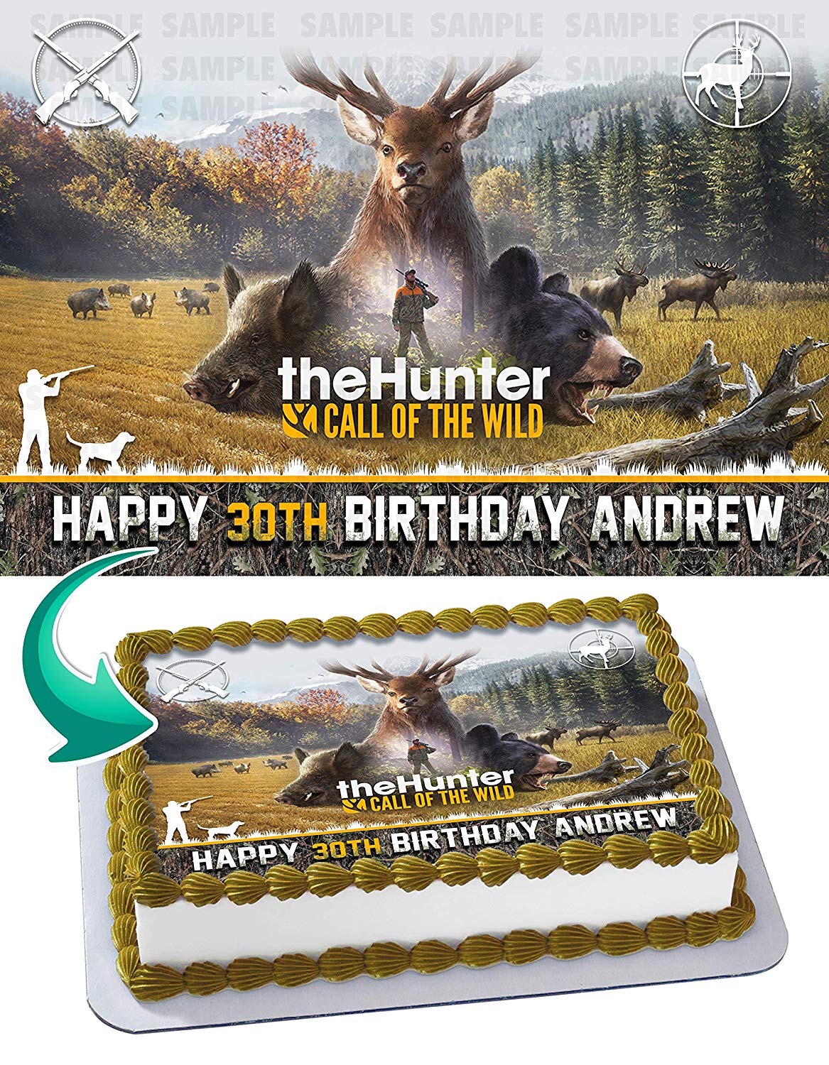 Hunting Season Edible Cake Toppers – Ediblecaketopper