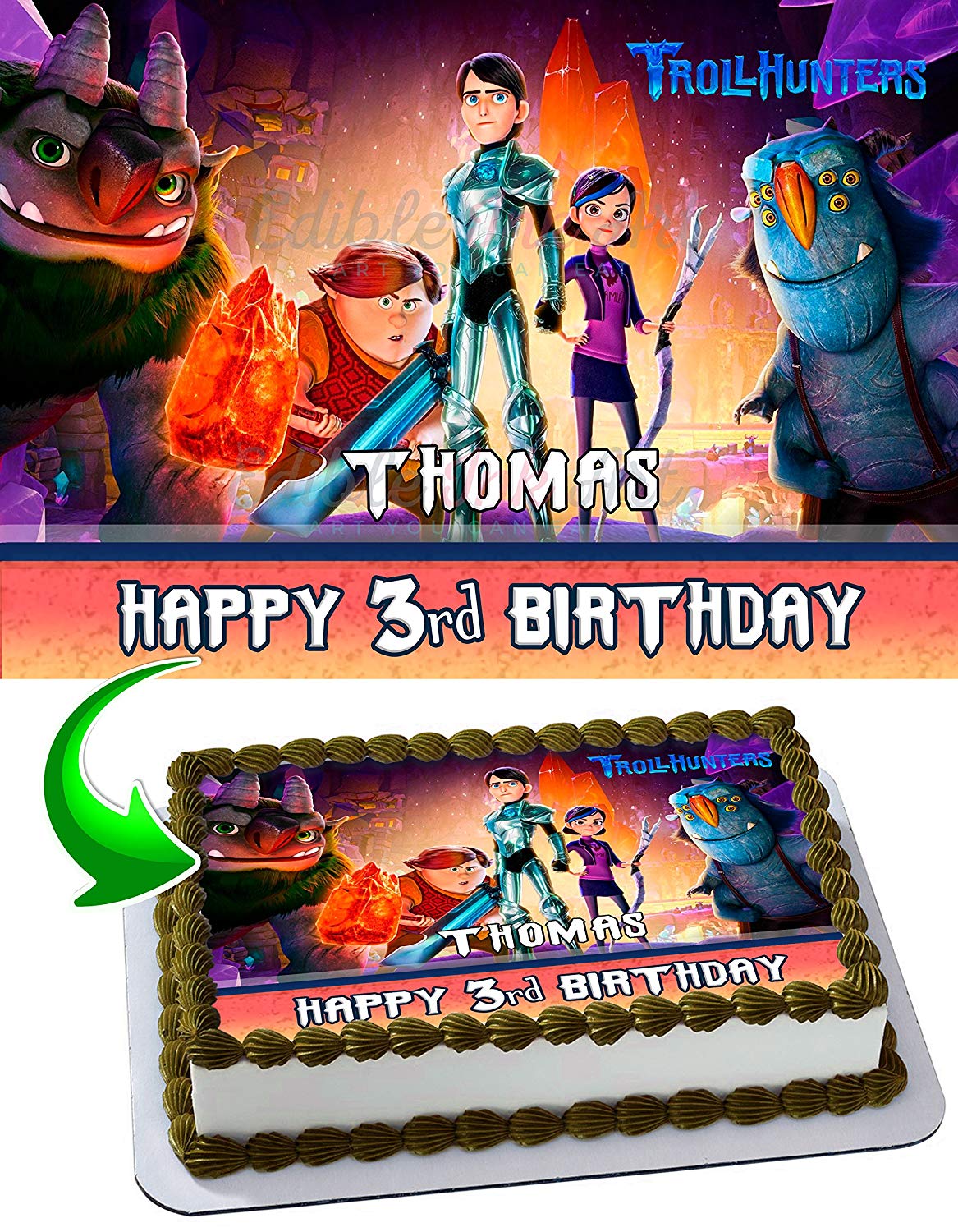 Trollhunters Edible Cake Toppers – Ediblecaketopper