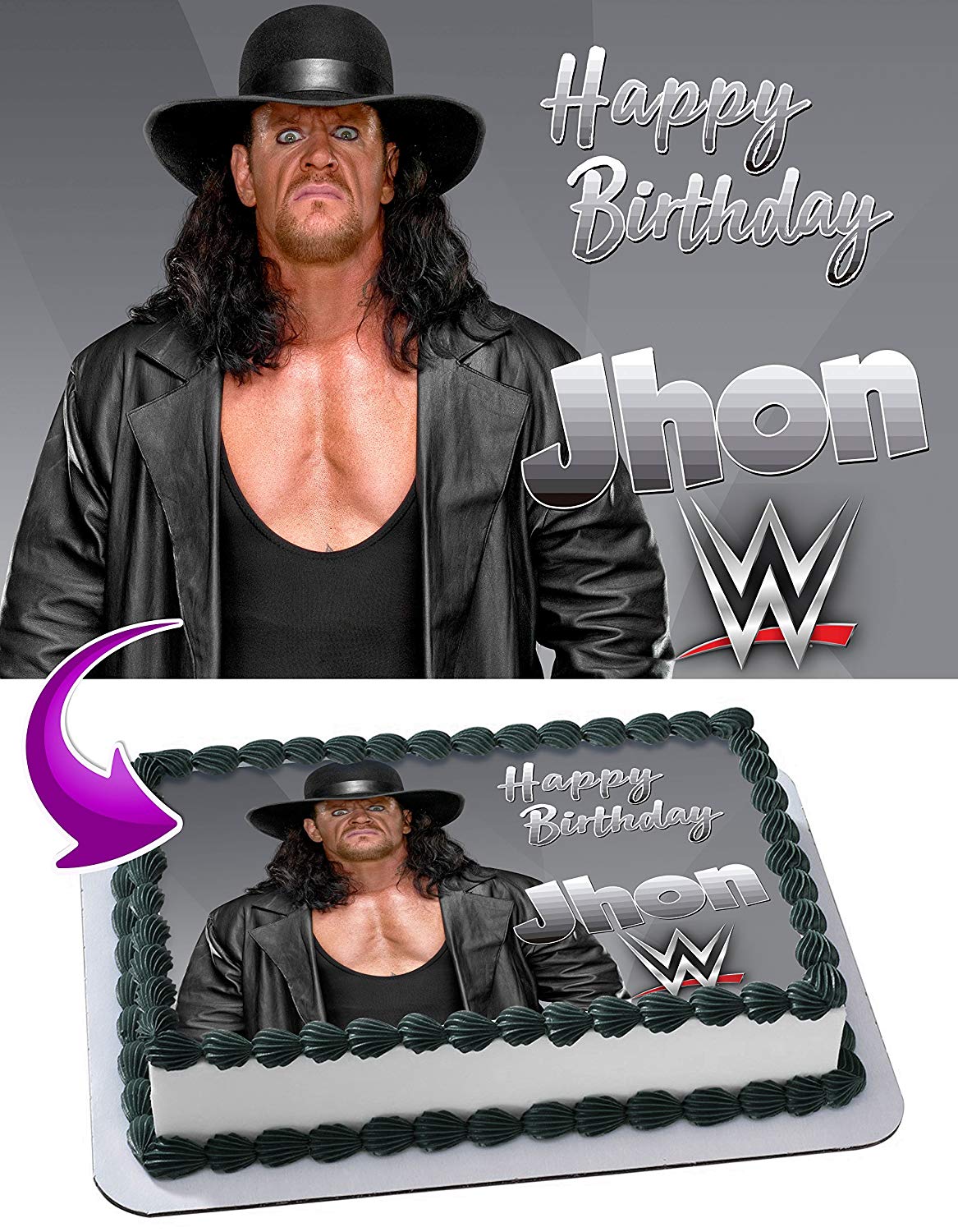 The Undertaker Edible Cake Toppers – Ediblecaketopper