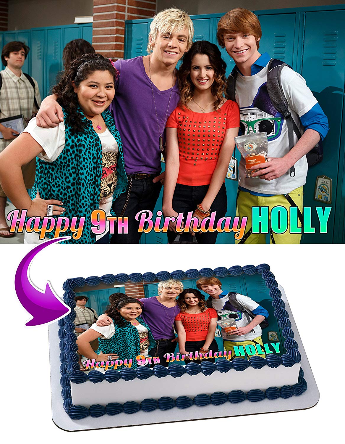 Austin and Ally Edible Cake Toppers – Ediblecaketopper