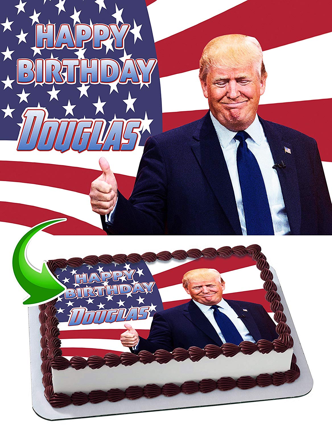Donald Trump Edible Cake Toppers – Ediblecaketopper