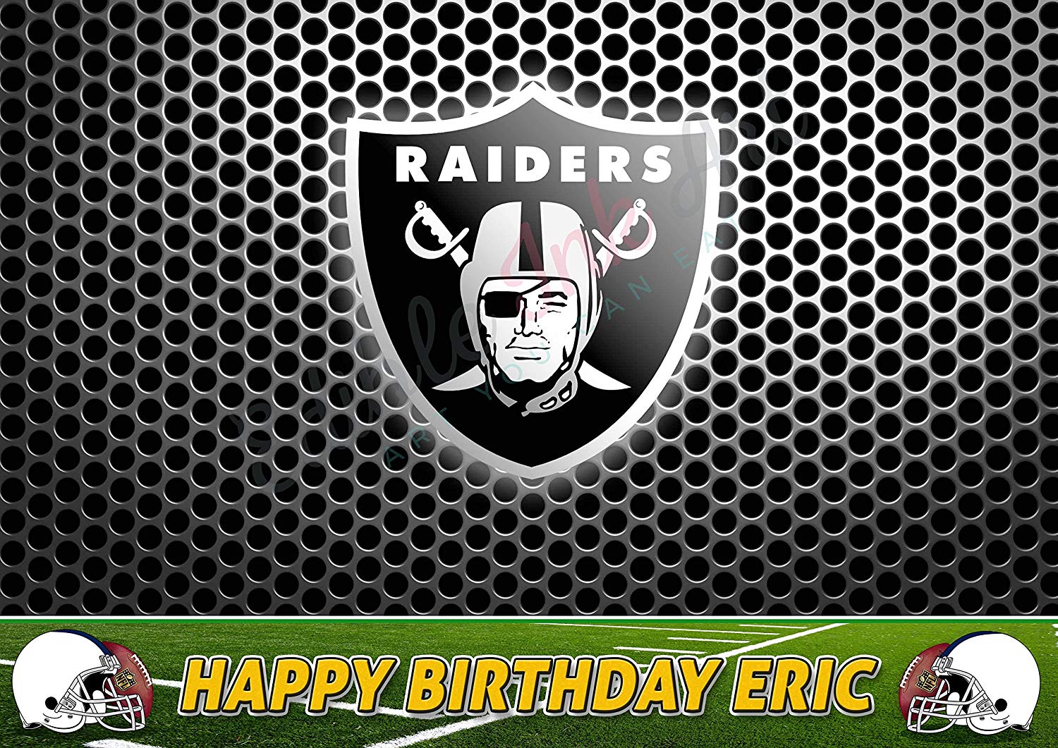 Oakland Raiders NFL Edible Cake Toppers – Ediblecaketopper