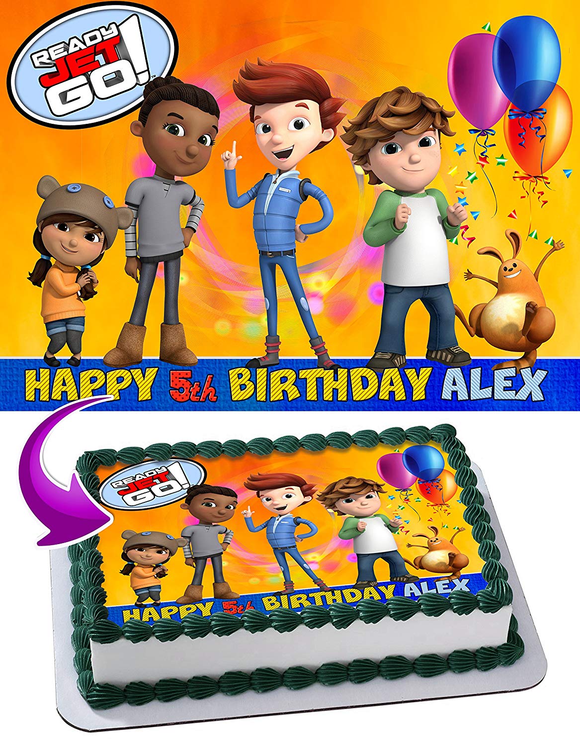 Ready Jet Go Edible Cake Toppers – Ediblecaketopper
