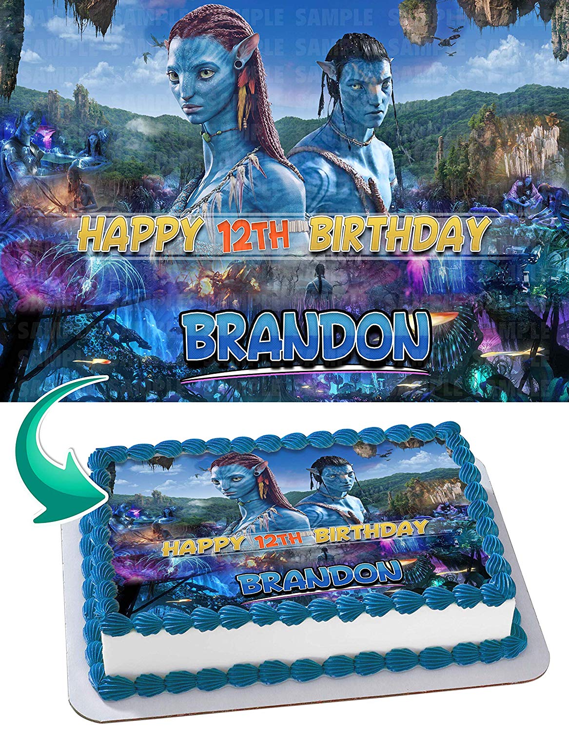 Avatar Movie Edible Cake Toppers – Ediblecaketopper