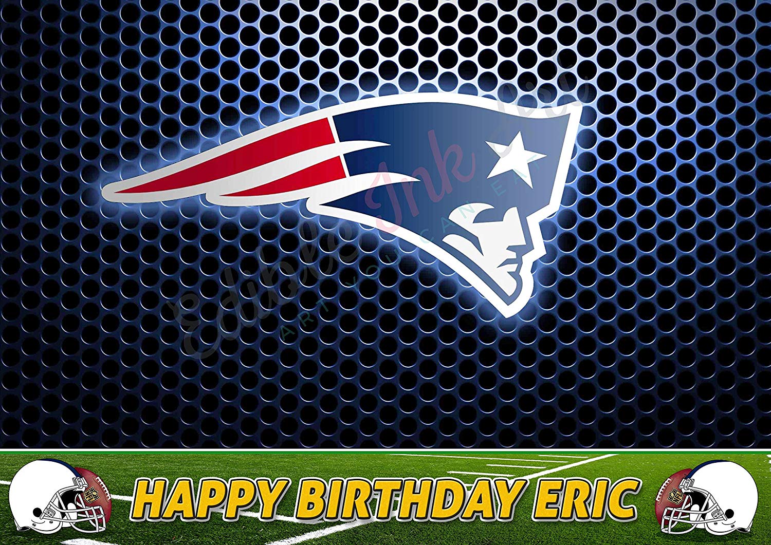 New England Patriots NFL Edible Cake Toppers – Ediblecaketopper