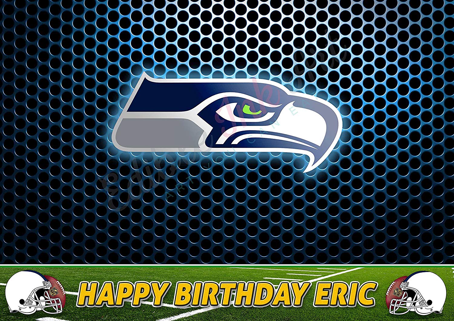 Seattle Seahawks NFL Edible Cake Toppers – Ediblecaketopper