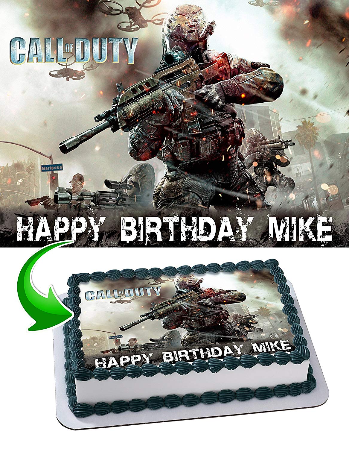 Call of Duty Edible Cake Toppers – Ediblecaketopper