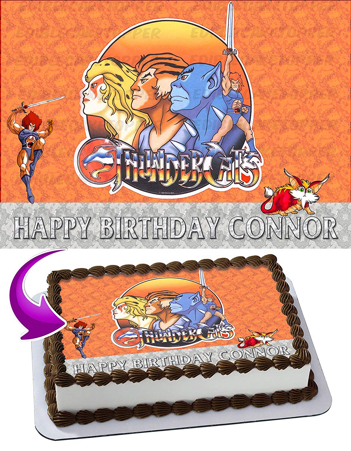 ThunderCats Edible Cake Toppers – Ediblecaketopper