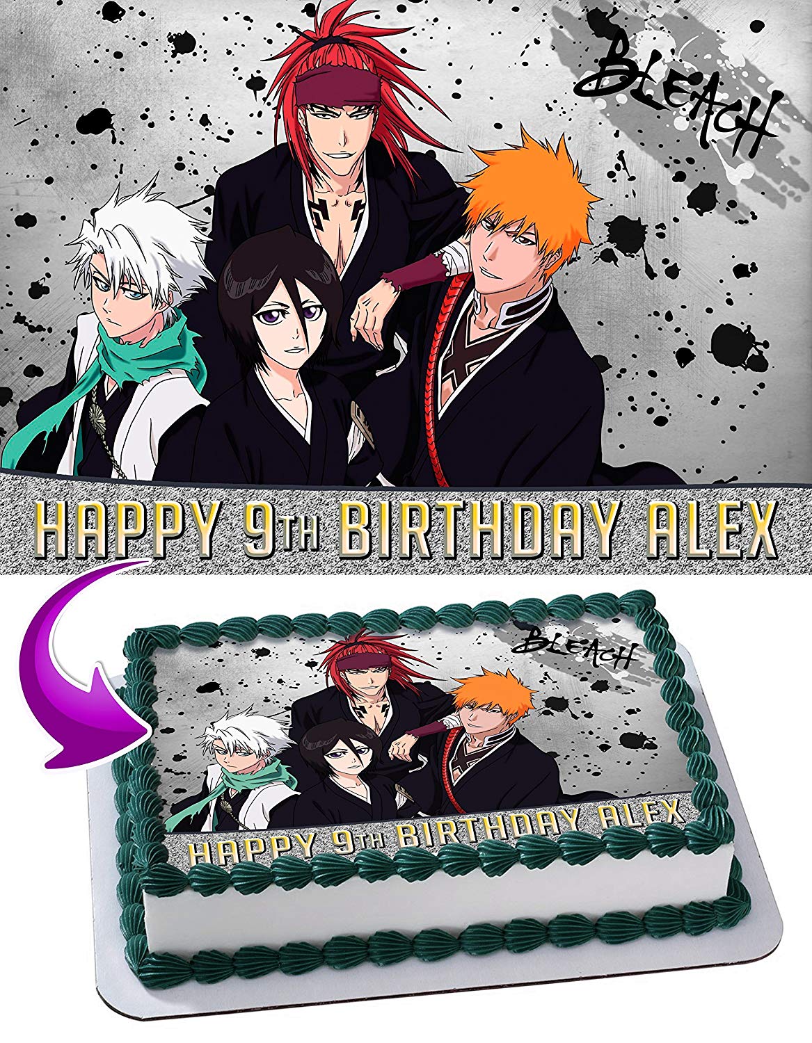Bleach Anime Edible Cake Toppers – Ediblecaketopper