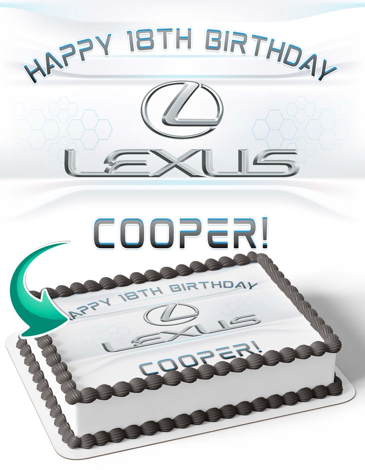 Lexus Edible Cake Toppers – Ediblecaketopper