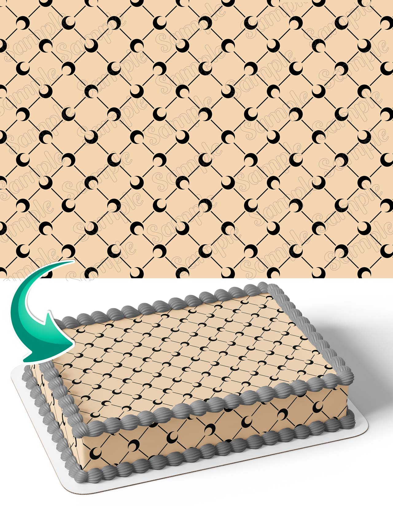 Marine Serre B Wrap Edible Cake Toppers – Ediblecaketopper