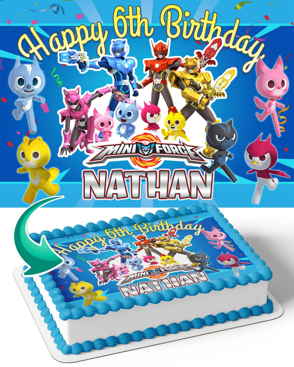 Miniforce Edible Cake Toppers – Ediblecaketopper