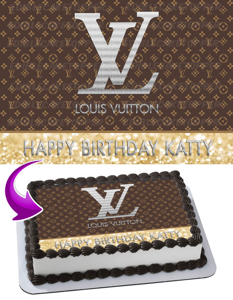 Louis Vuitton Edible Cake Toppers – Ediblecaketopper