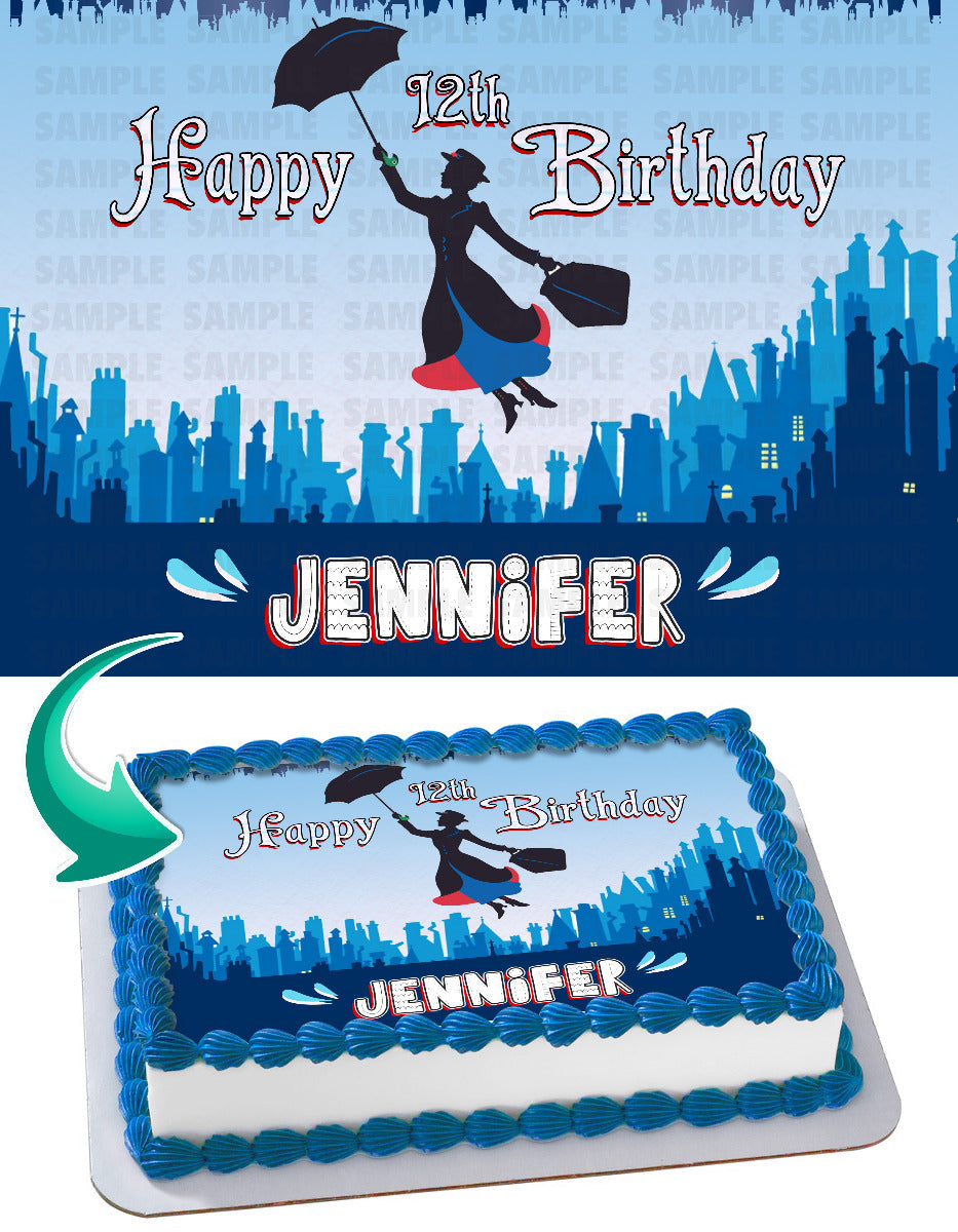 Mary Poppins Edible Cake Toppers – Ediblecaketopper