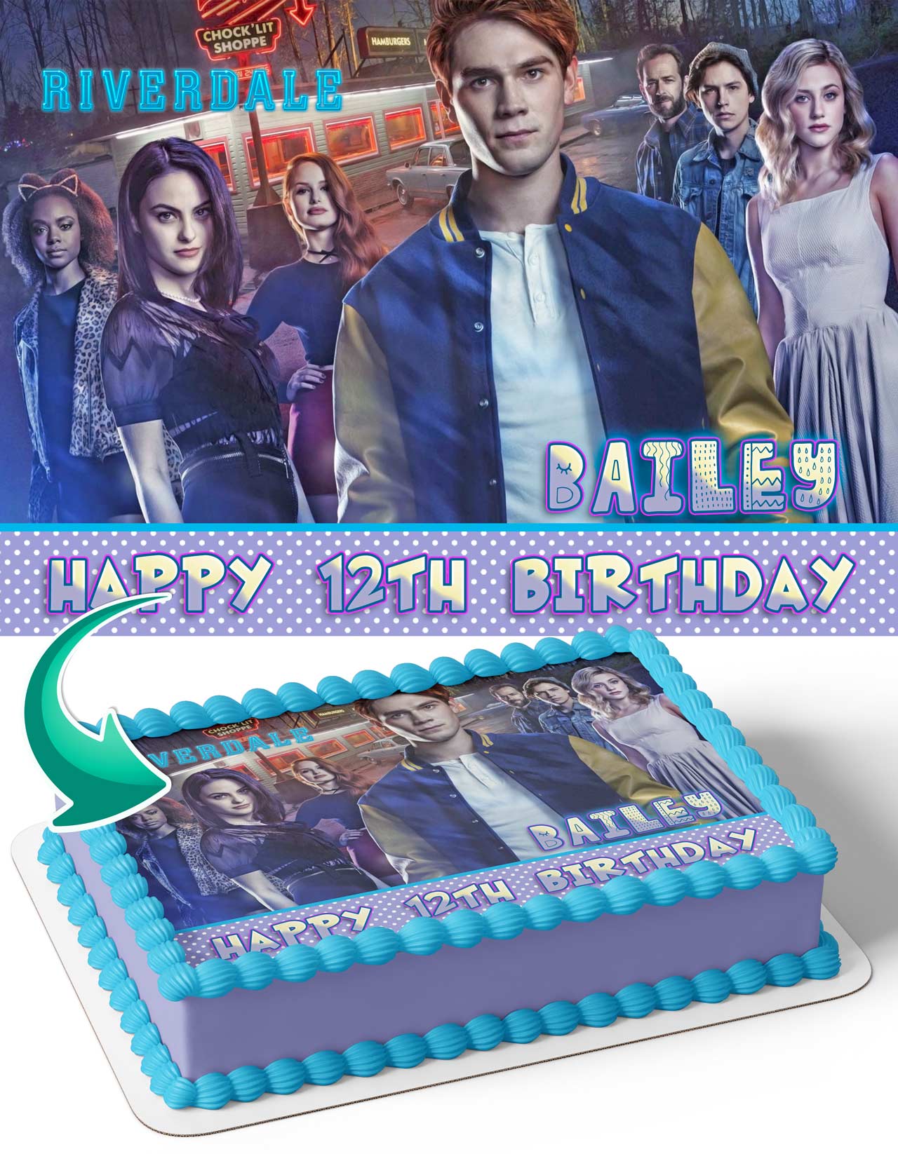 Riverdale Edible Cake Toppers – Ediblecaketopper