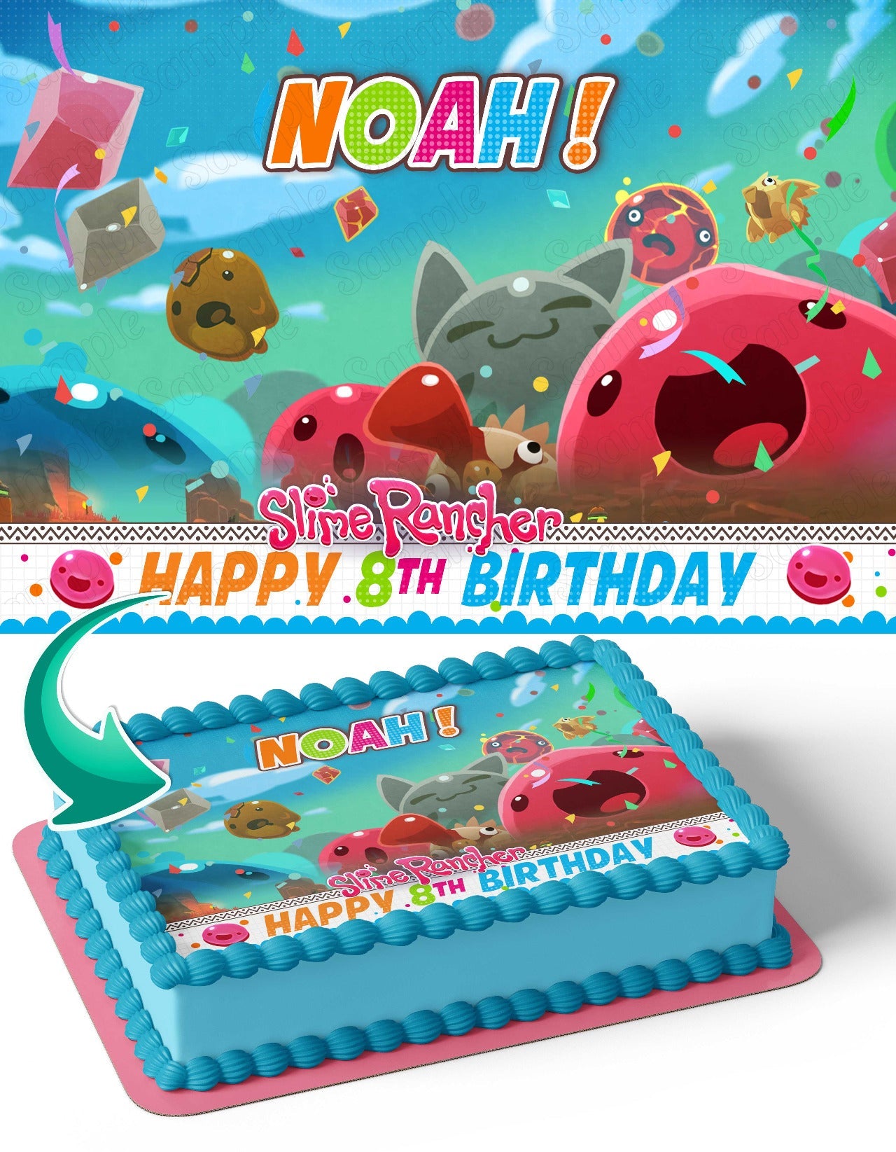Slime Rancher Edible Cake Toppers – Ediblecaketopper