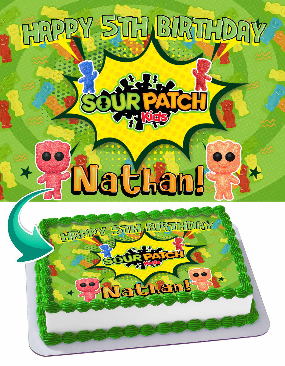 Sour Patch Kids Edible Cake Toppers – Ediblecaketopper