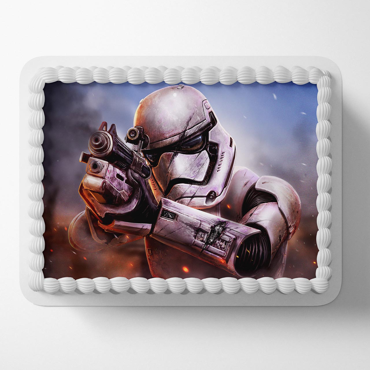 Stormtrooper STM Edible Cake Topper | Personalized Frosting Sheet ...