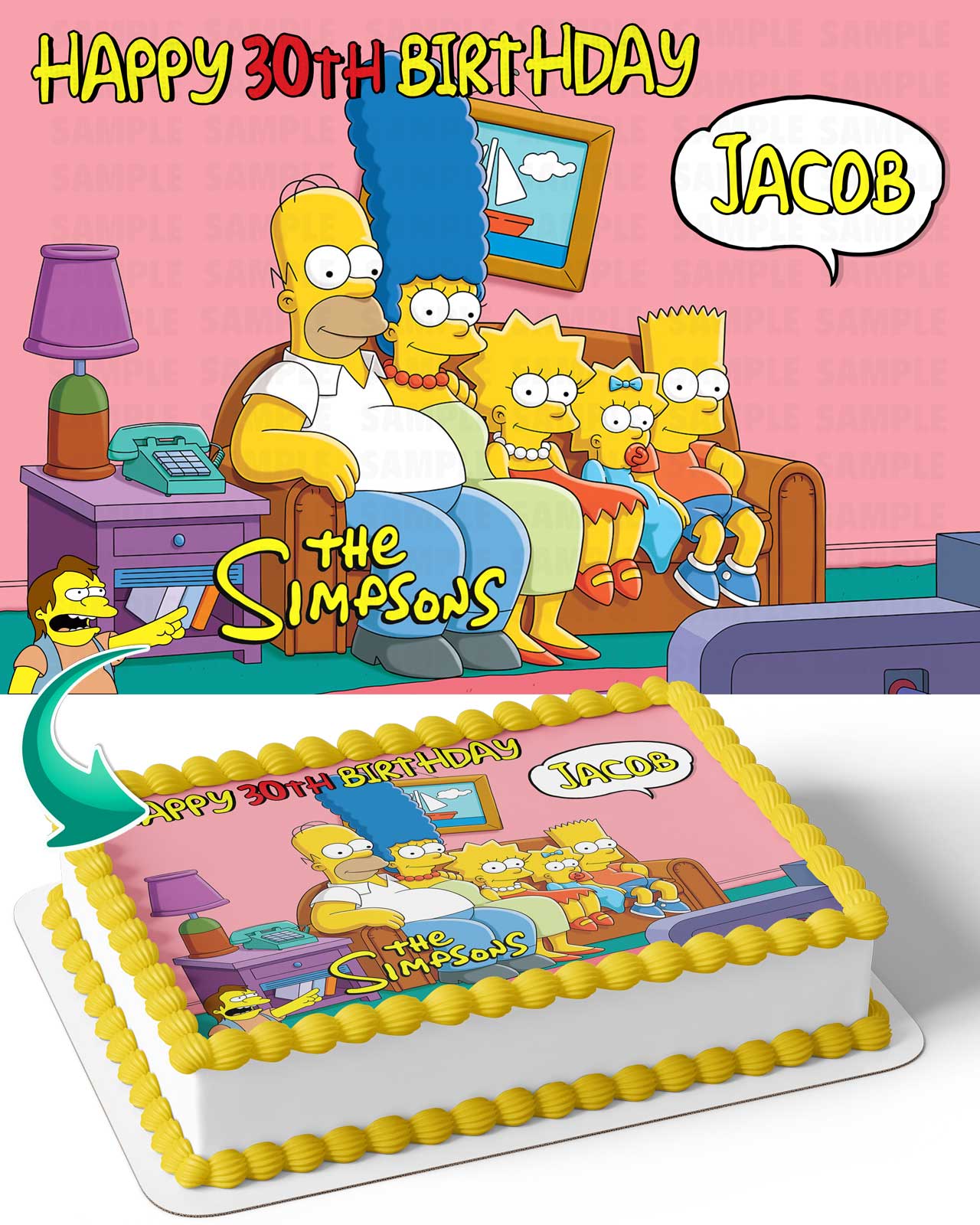 The Simpsons Edible Cake Toppers – Ediblecaketopper