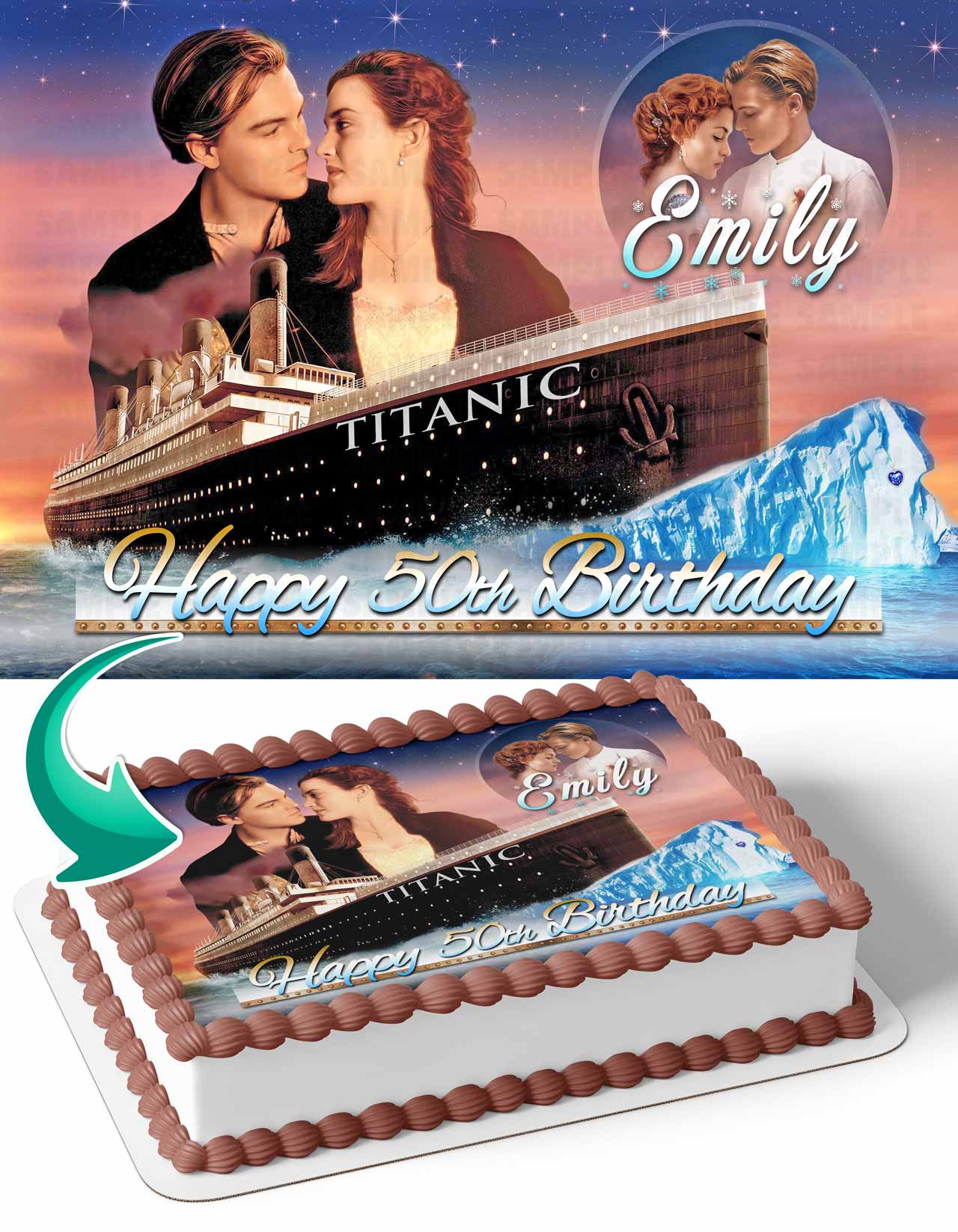 The Titanic Edible Cake Toppers – Ediblecaketopper