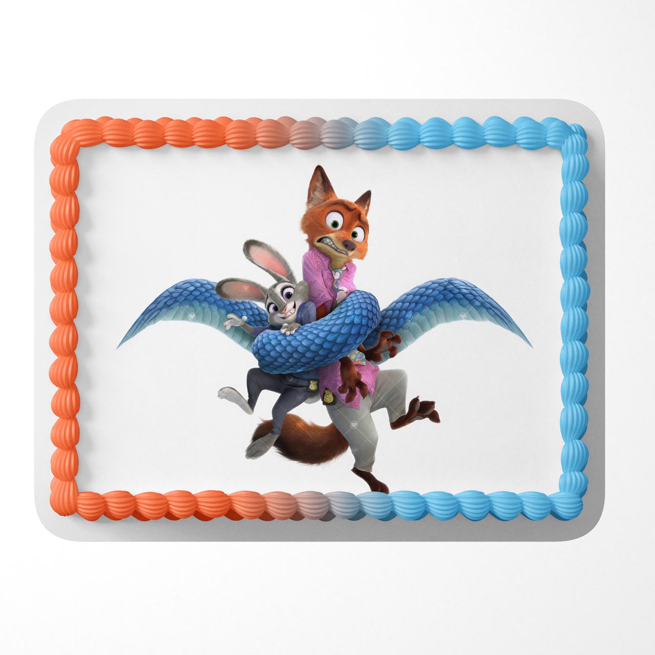 Zootopia SBW Edible Cake Topper | Personalized Birthday Sheet ...