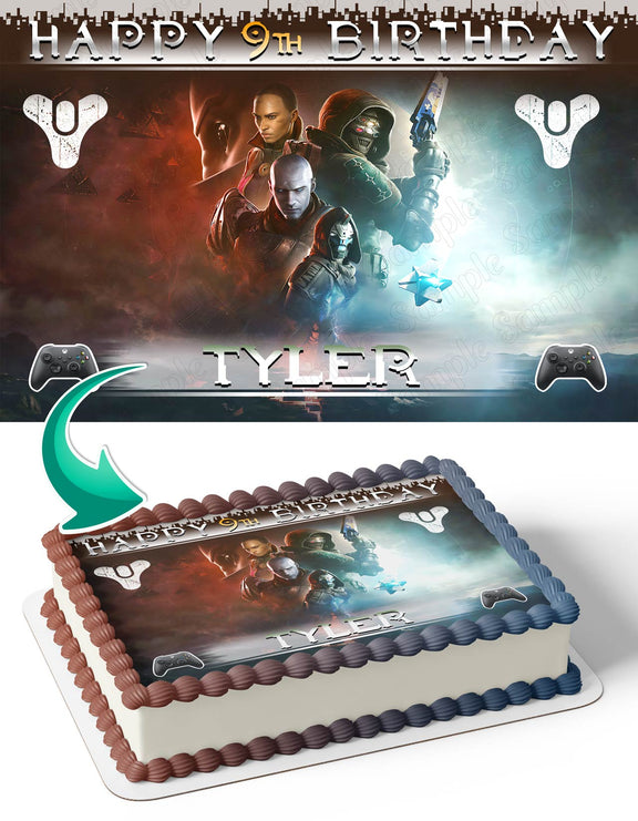 Destiny II 2023 Game Edible Cake Toppers – Ediblecaketopper