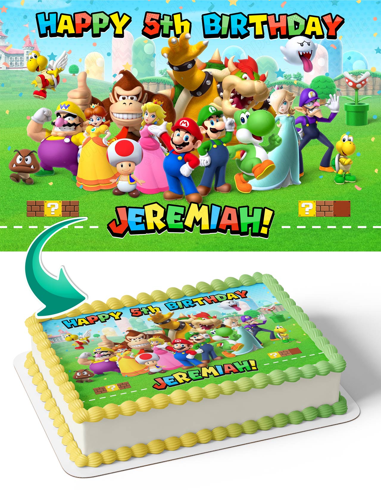 Super Smash Bros Ultimate World Edible Cake Toppers – Ediblecaketopper