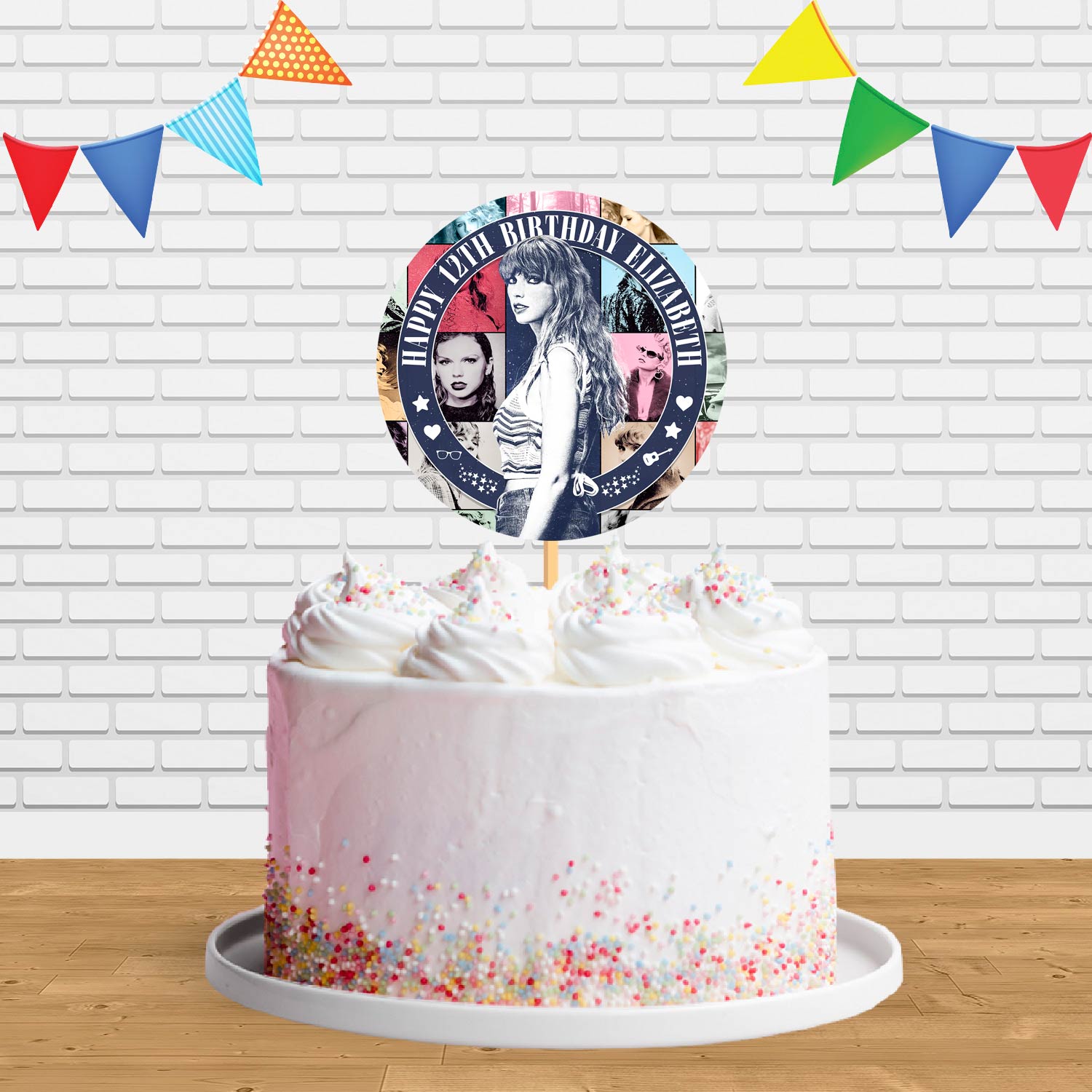 Taylor Swift The Eras Tour BBC Ct Cake Topper Centerpiece Birthday Par ...