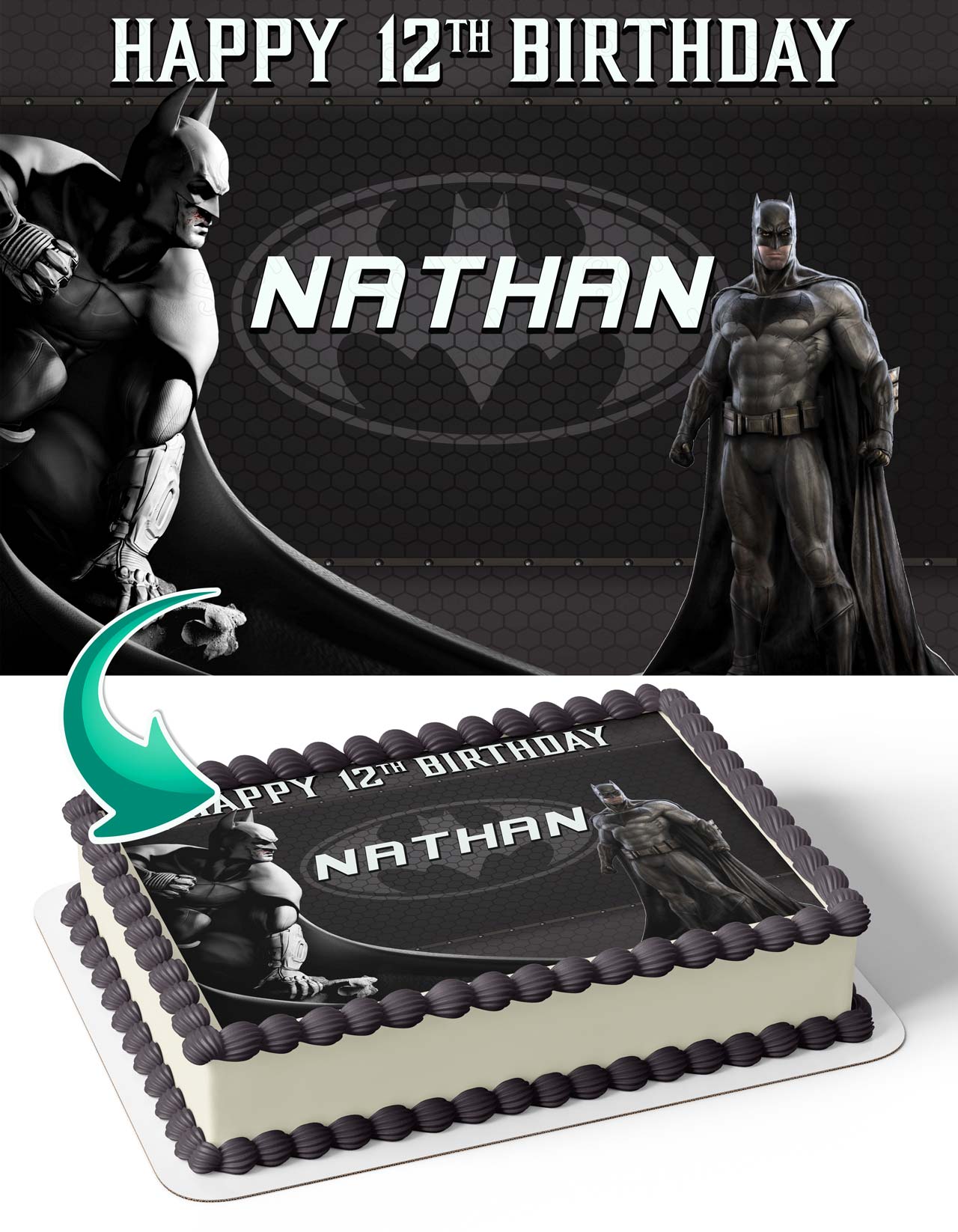Batman Super Hero Edible Cake Toppers – Edible Cake Topper Corp