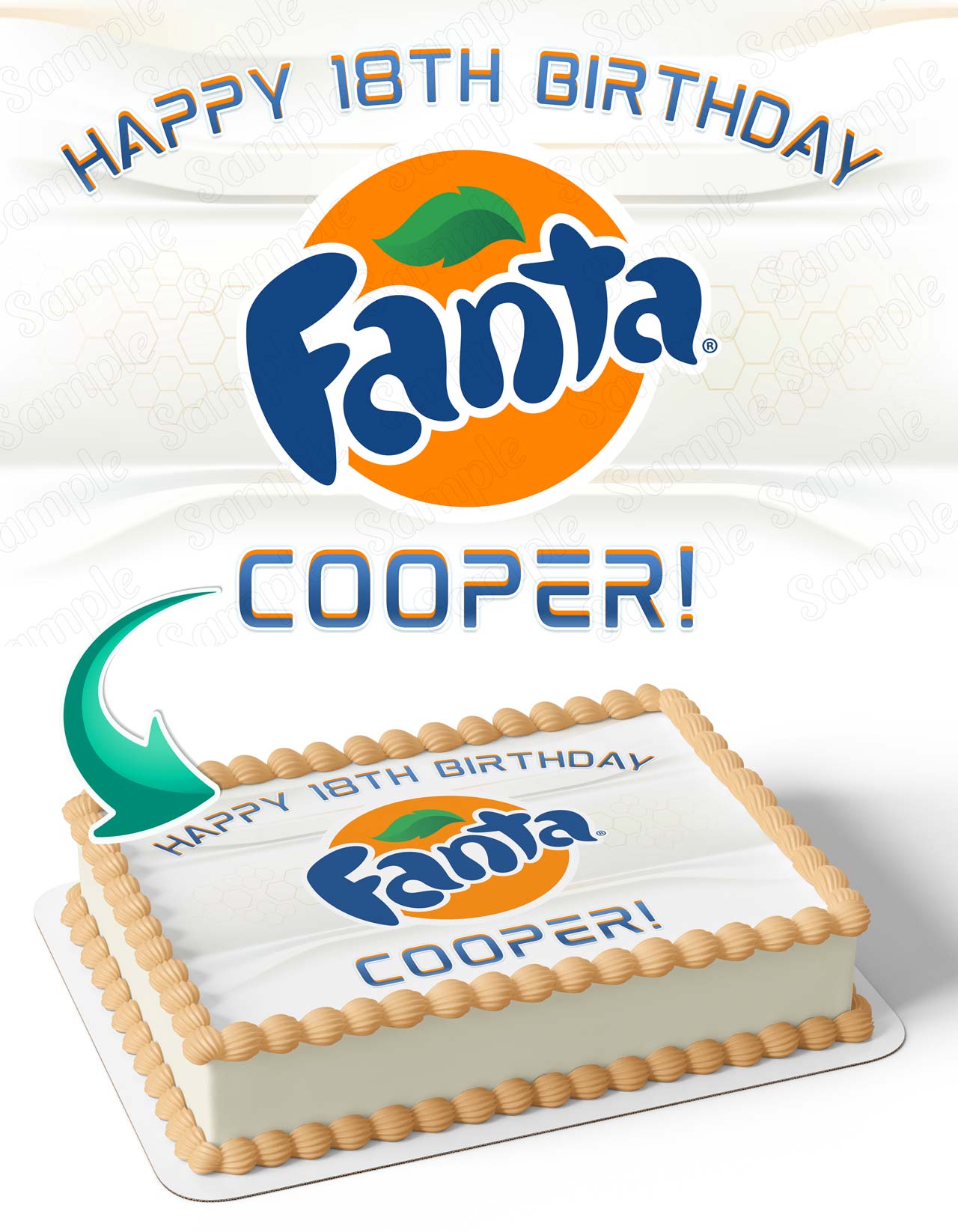 Fanta Orange Edible Cake Toppers – Ediblecaketopper