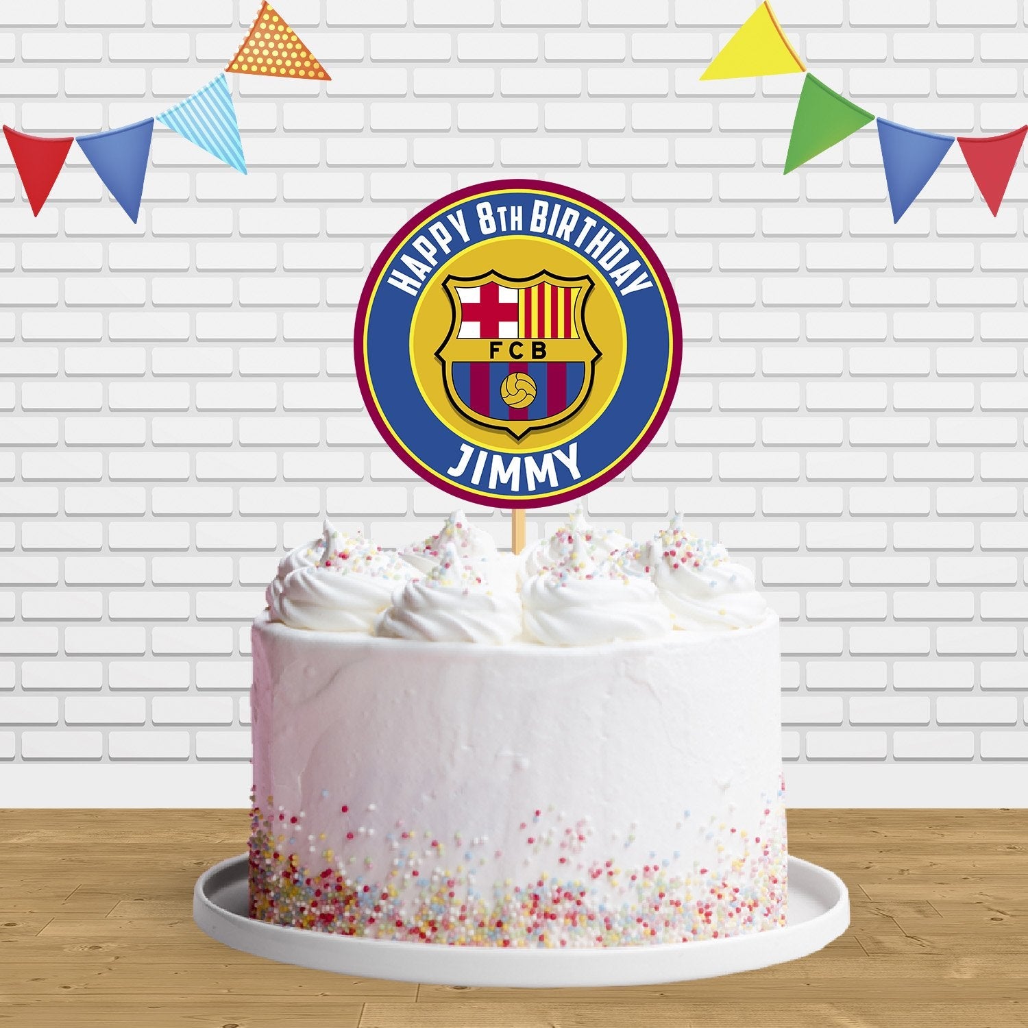 Barcelona Cake Topper Centerpiece Birthday Party Decorations CP224 ...