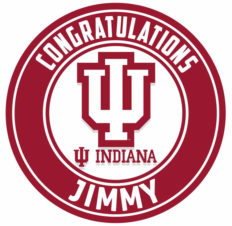 Indiana University Bloomington Edible Cake Toppers Round – Ediblecaketopper