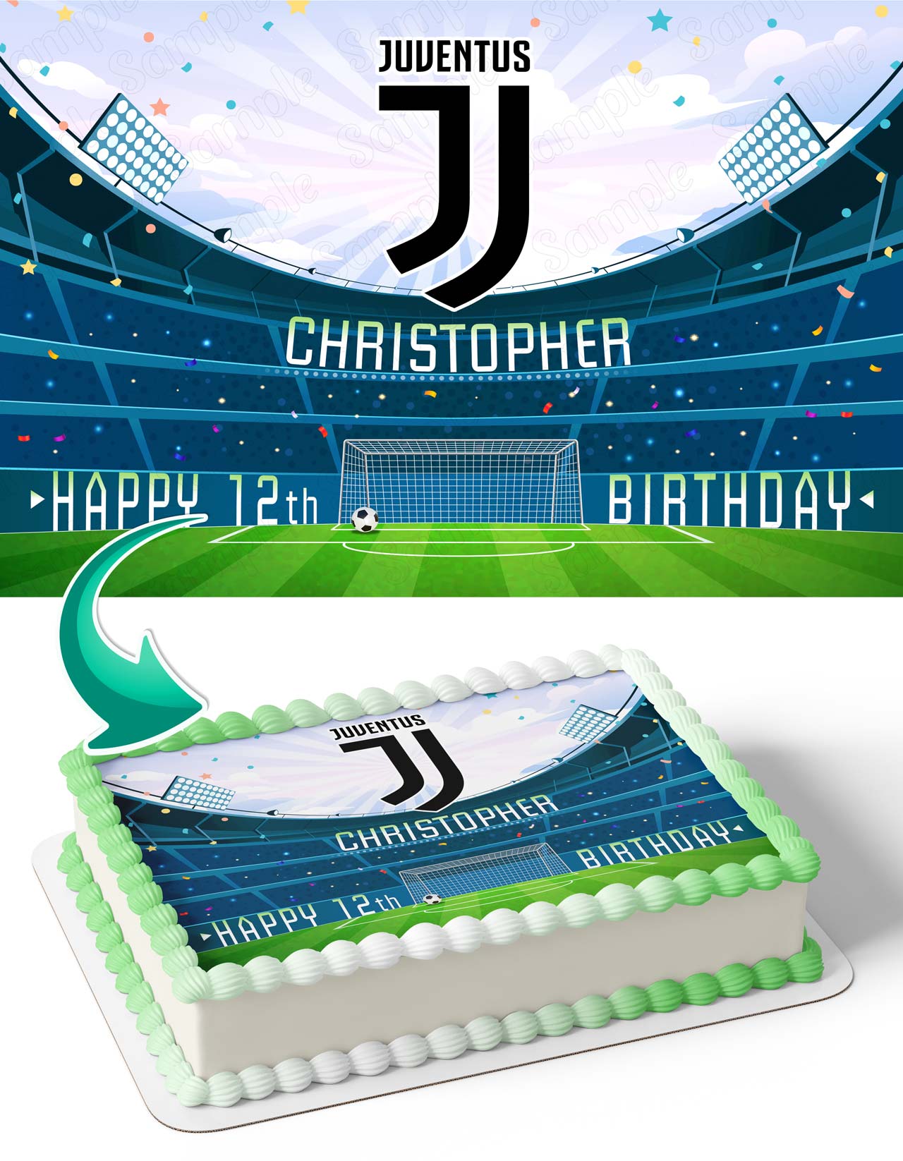 Juventus FC Edible Cake Toppers – Ediblecaketopper