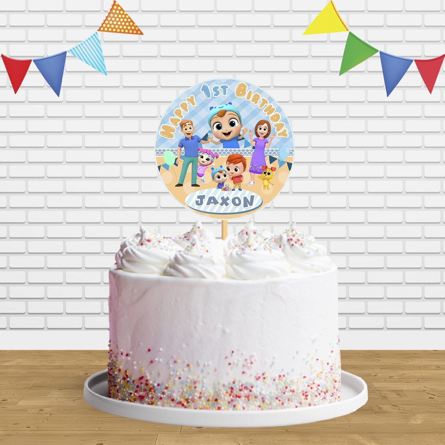 Little Angel Kids Cake Topper Centerpiece Birthday Party Decorations C ...