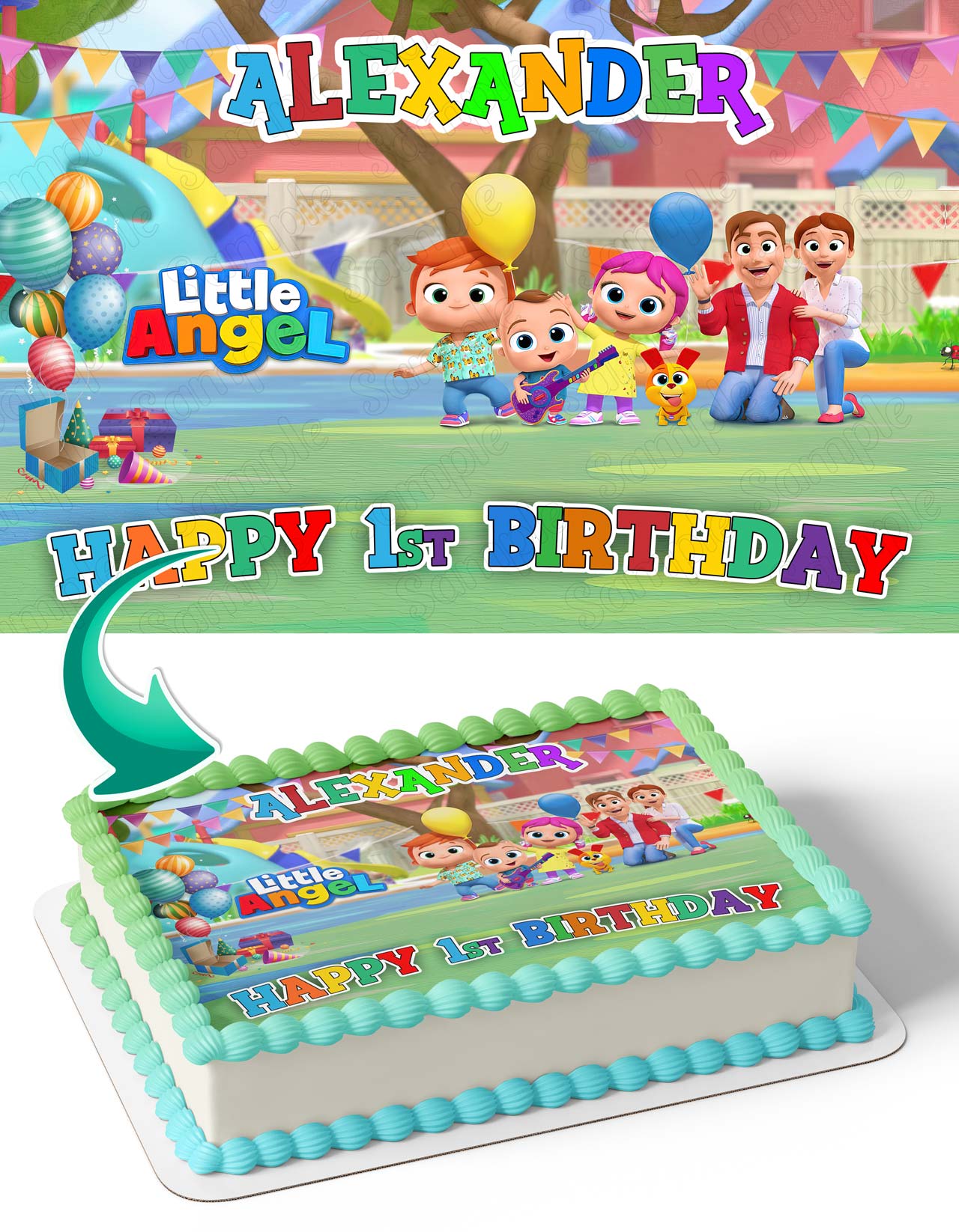 Little Angel Kids Fun Baby Edible Cake Toppers – Ediblecaketopper