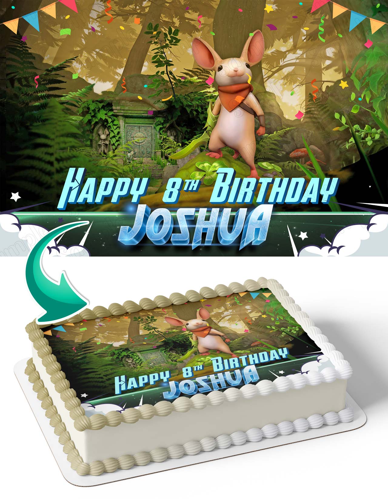 Moss VR Game Edible Cake Toppers – Ediblecaketopper