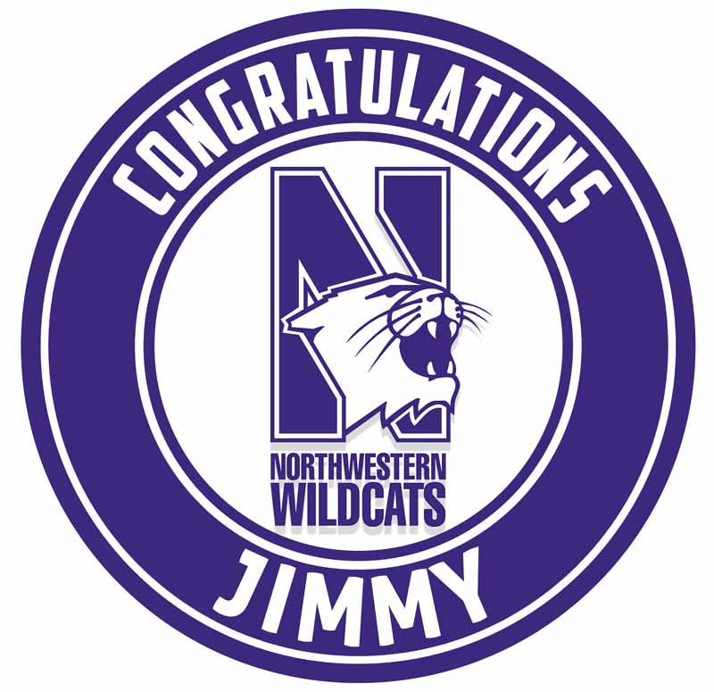 Northwestern Wildcats Edible Cake Toppers Round – Ediblecaketopper
