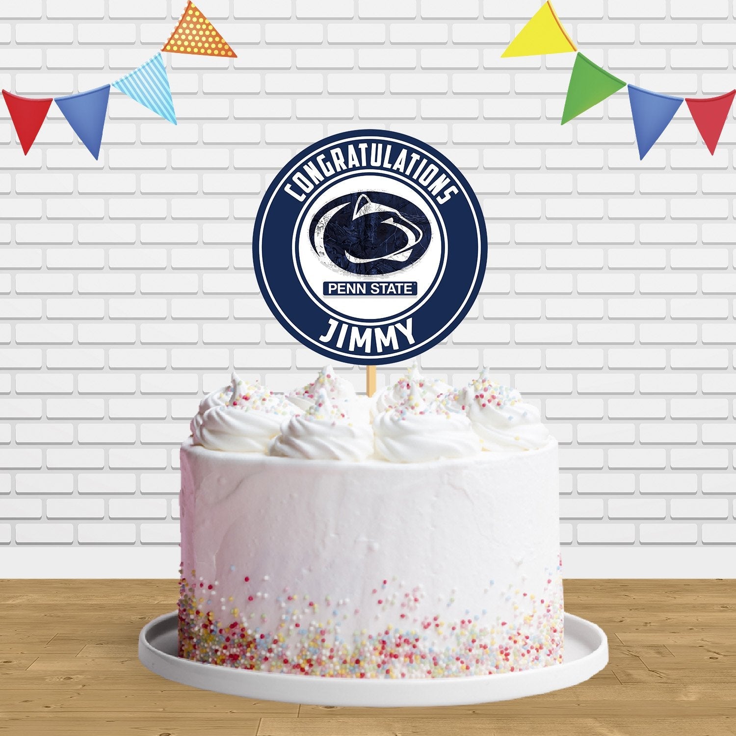 PennState Cake Topper Centerpiece Birthday Party Decorations CP502 ...