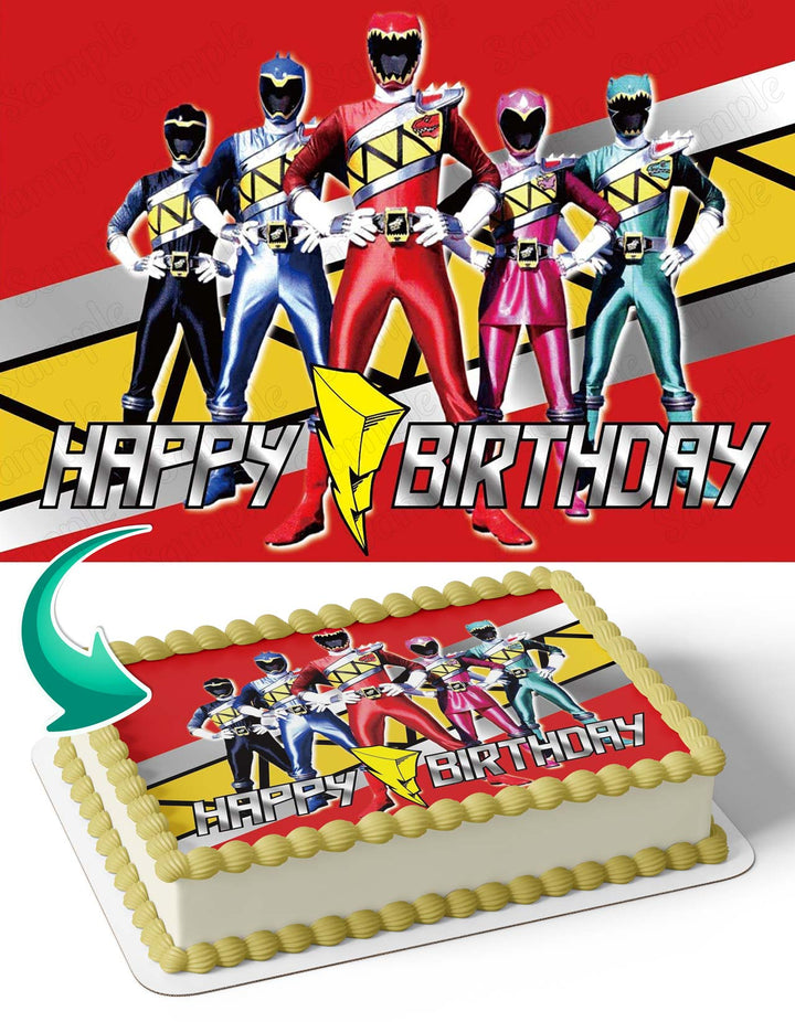 Power Rangers PWR Edible Cake Toppers – Ediblecaketopper