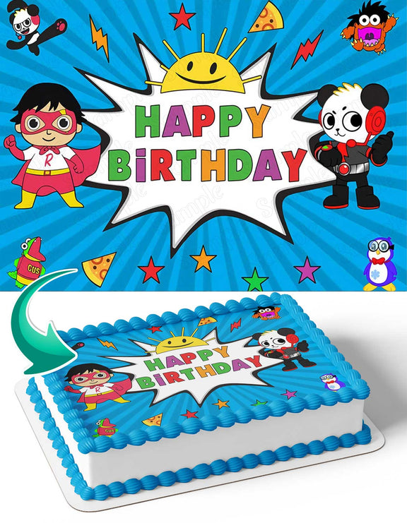 Ryans World RW Edible Cake Toppers – Ediblecaketopper