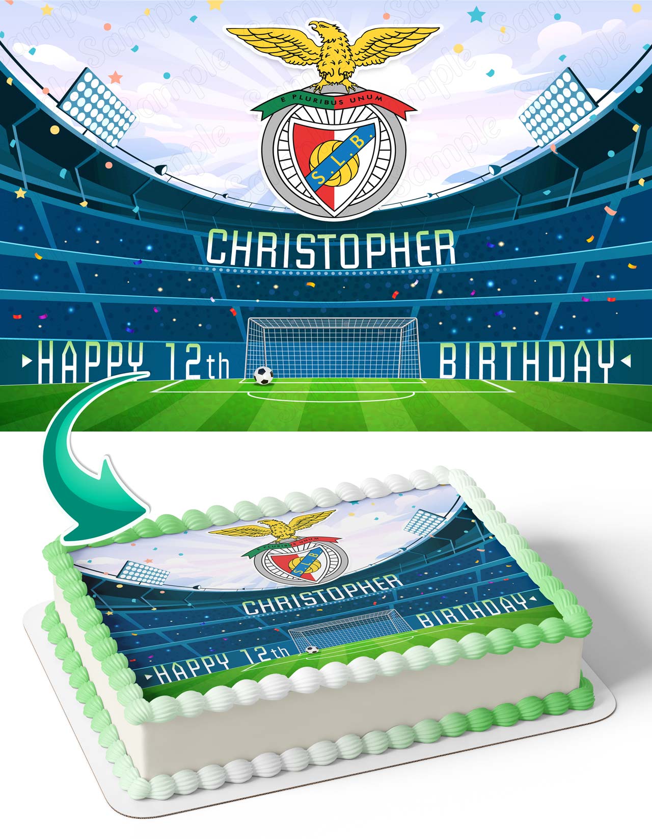 SL Benfica Edible Cake Toppers – Ediblecaketopper