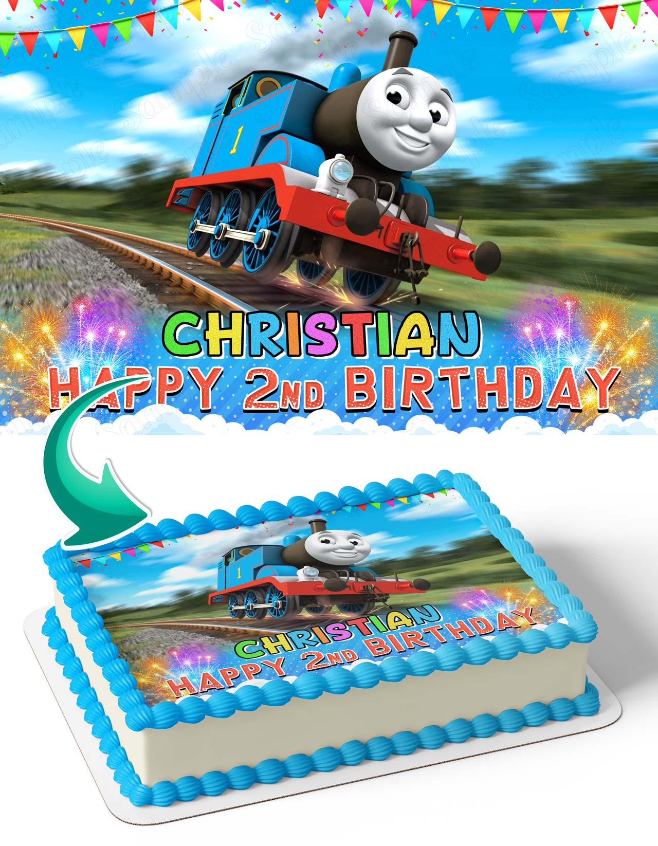 Thomas the Train Kids Edible Cake Toppers – Edible Cake Topper Corp