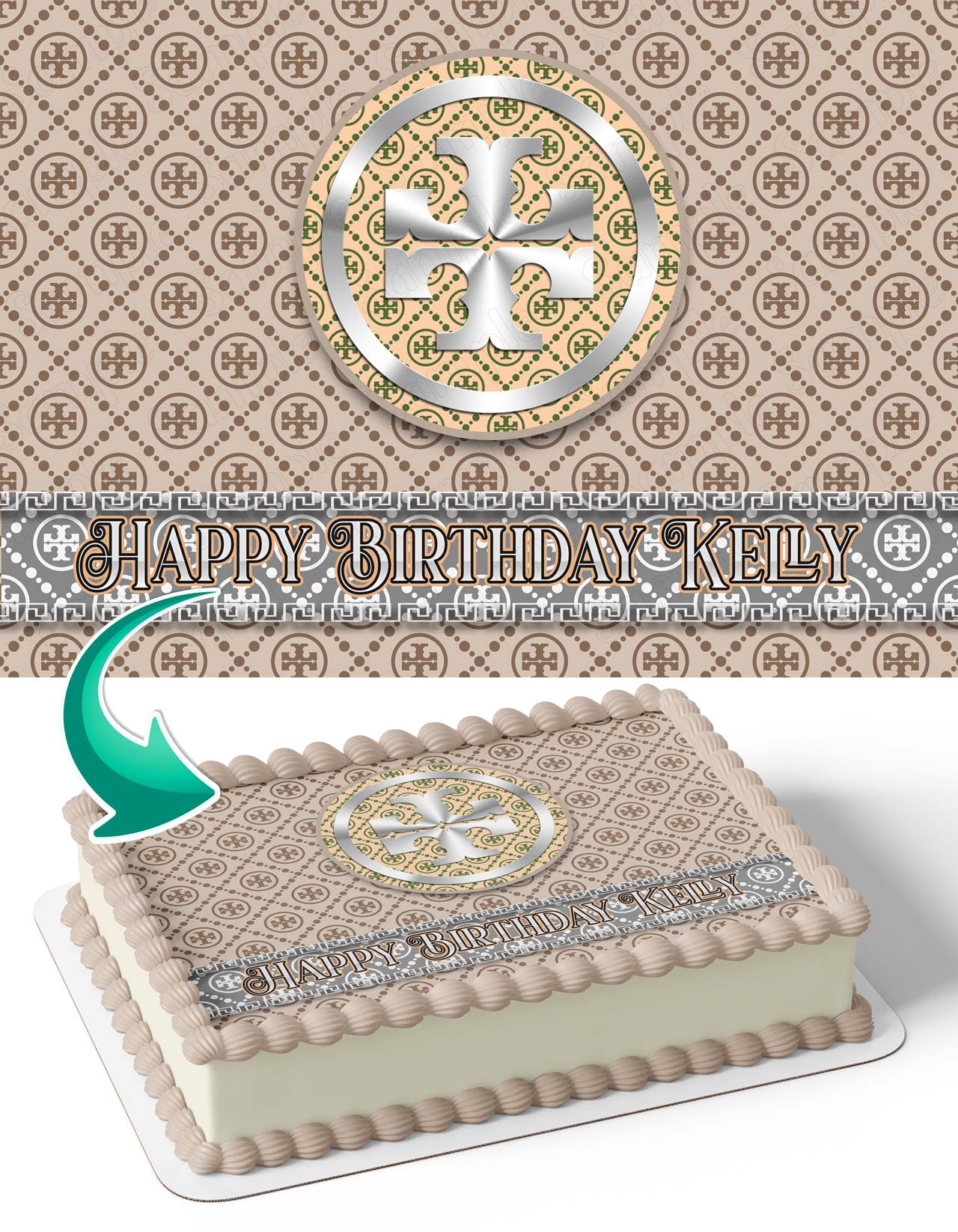 Tory Burch Fashion Edible Cake Toppers – Ediblecaketopper