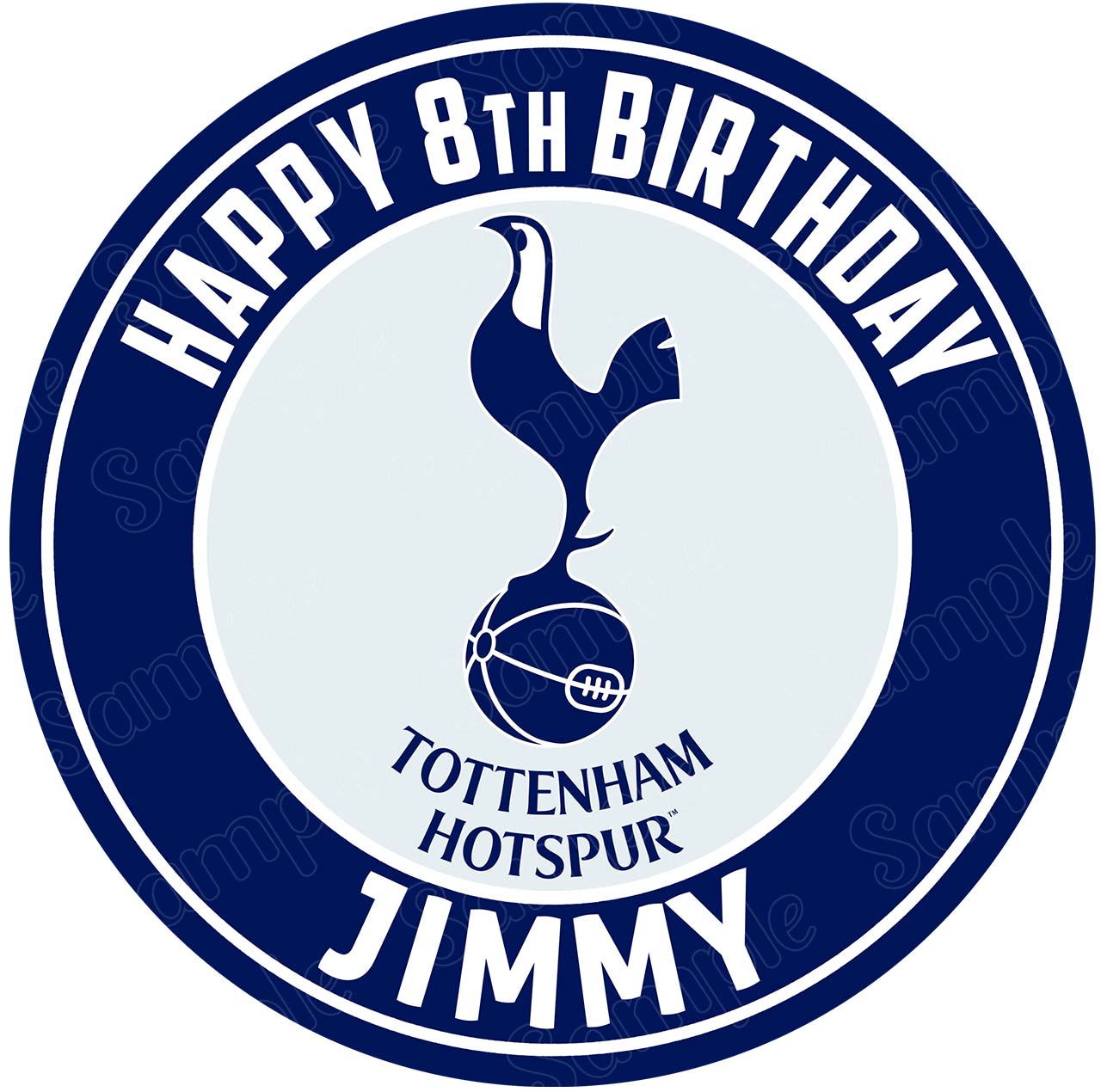 Tottenham Hotspur FC Edible Cake Toppers Round – Ediblecaketopper
